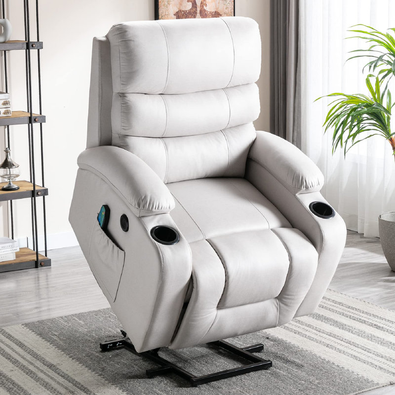 Ebern Designs Power Lift Recliner Chair With Massage And Heat For